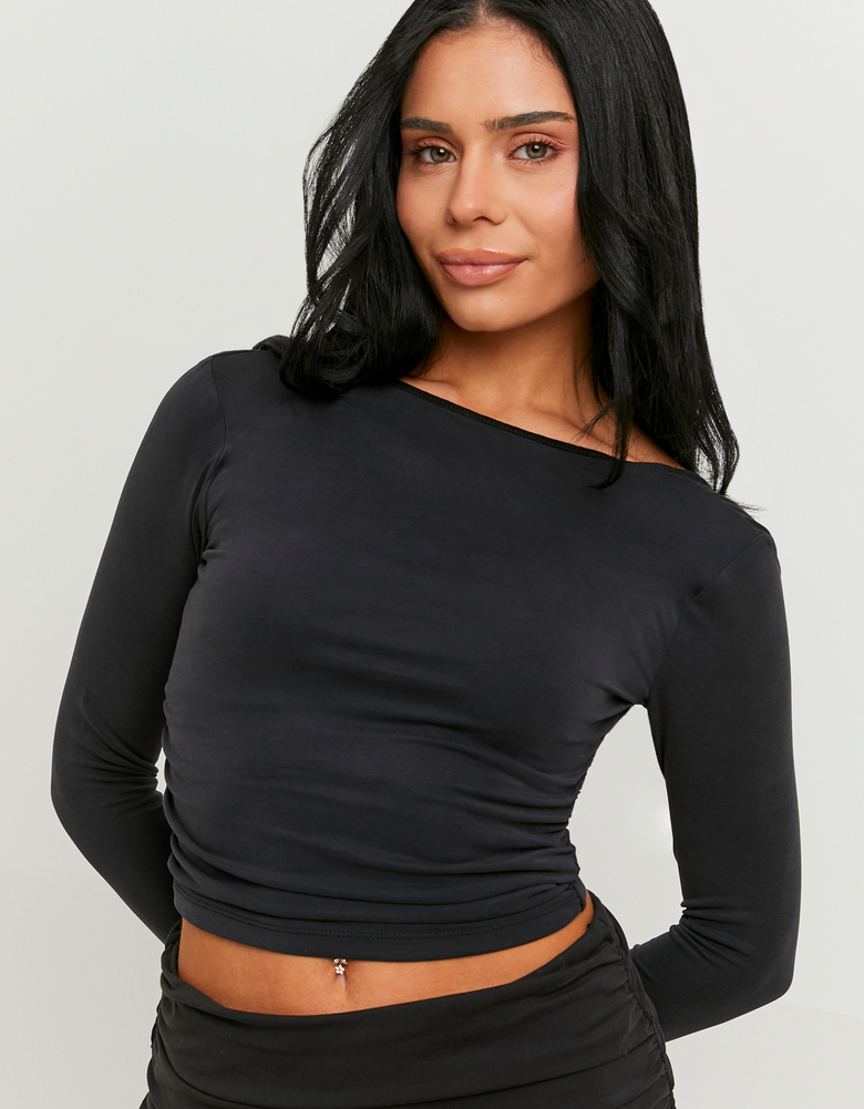 Schwarzes Basic Top | TALLY WEiJL Österreich