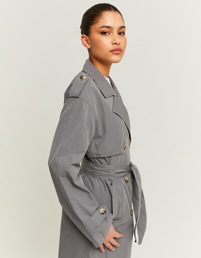 Trenchcoat Damen Grau